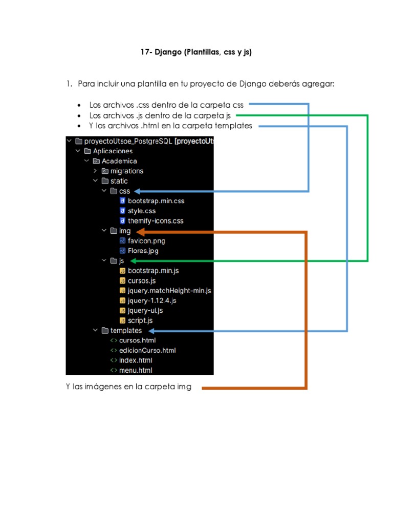 17-Django (Plantillas, Css y JS) | PDF