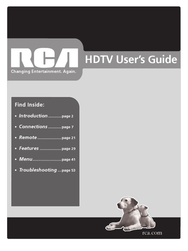 HDTV User's Guide: Find Inside | PDF | Display Resolution | Digital ...