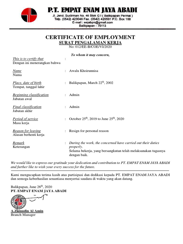 012 - Awalu Khoirunnisa | PDF