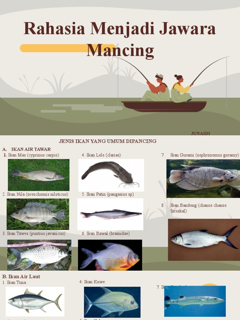 Rahasia Menjadi Jawara Mancing: Junaidi Radiologi | PDF