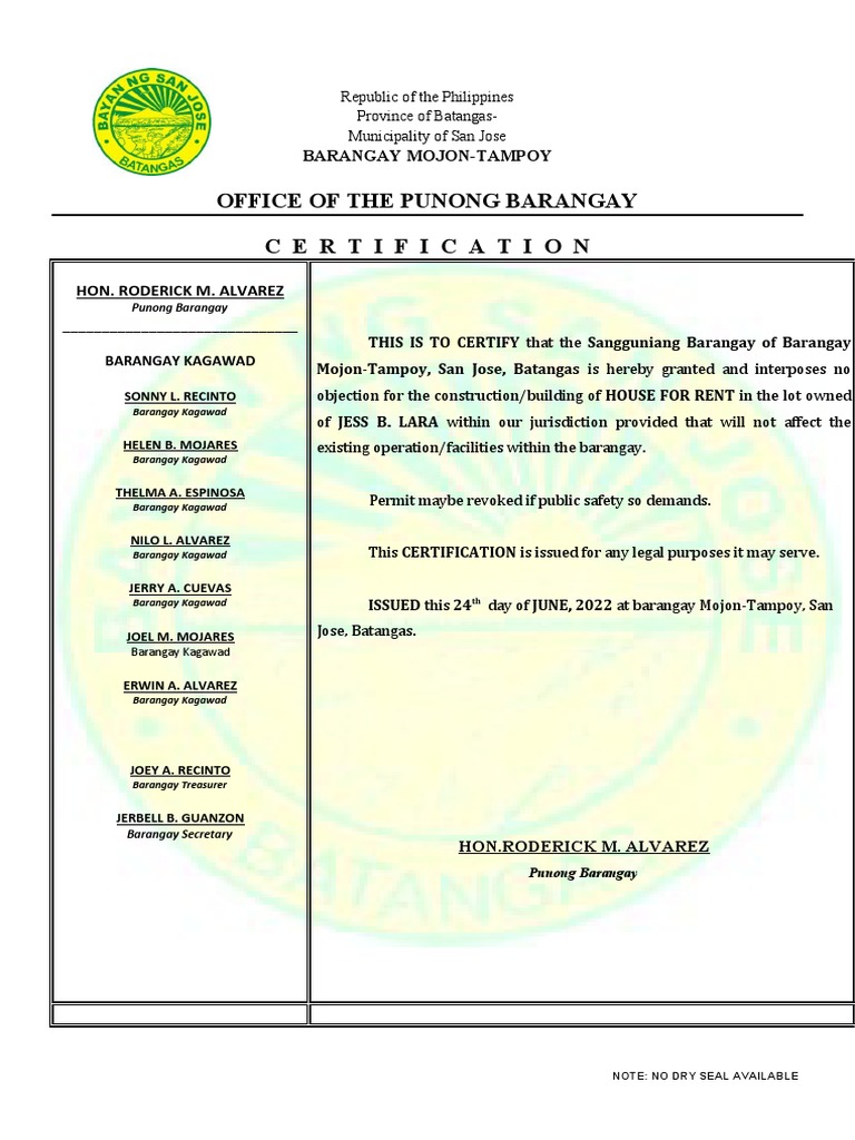 Building Permit | PDF