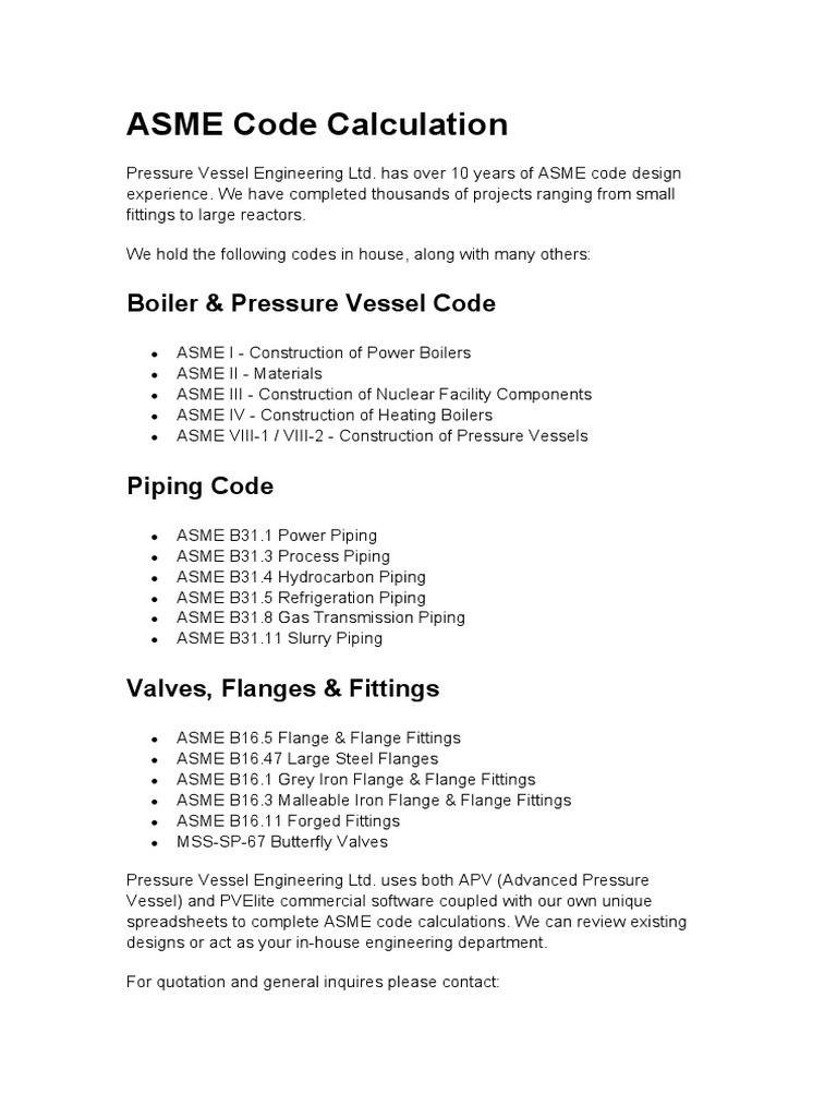 ASME Code Calculation | PDF | Finite Element Method | Pipe (Fluid Conveyance)