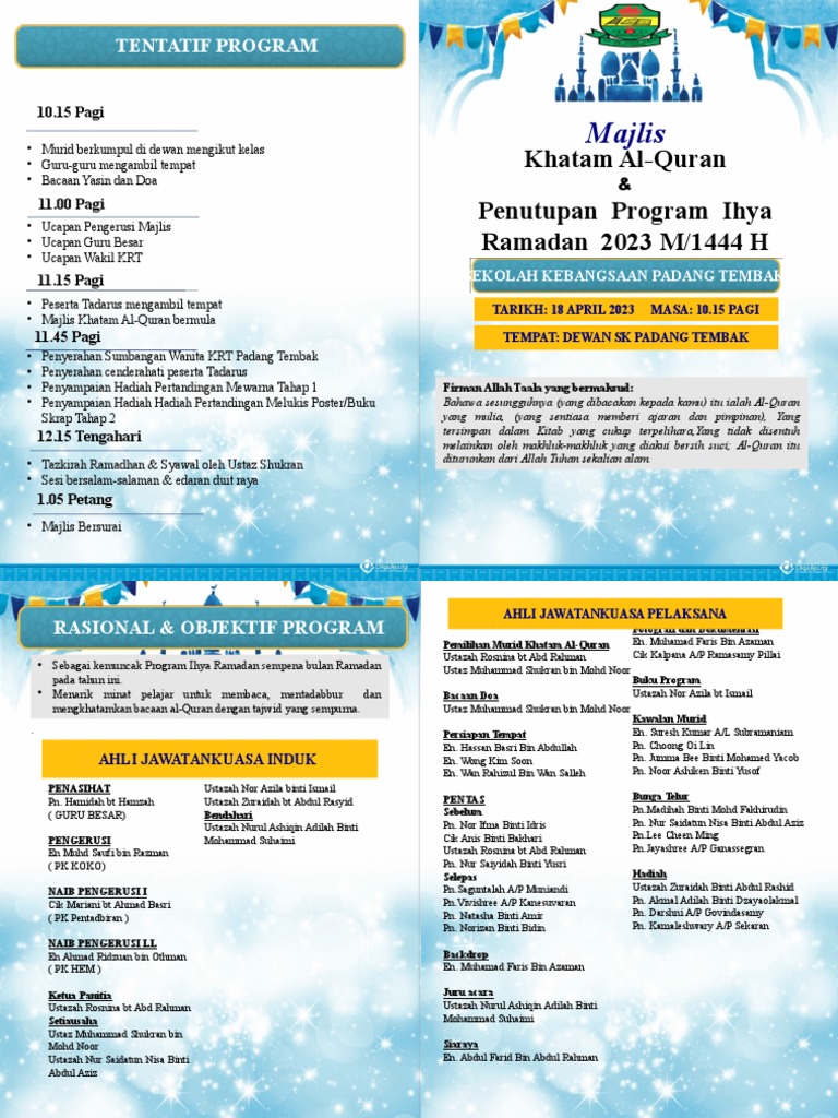 Buku Program Khatam 2023 | PDF