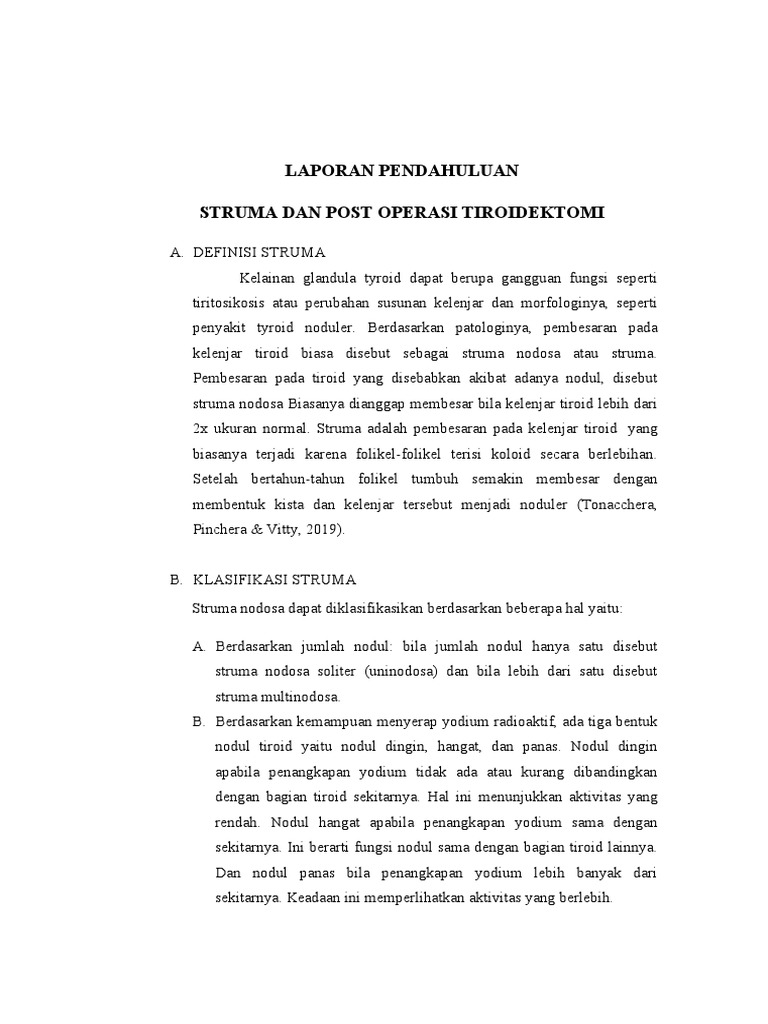 Askep Icu Struma | PDF