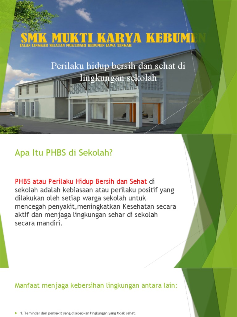 Perilaku Budaya Bersih Dan Sehat Di Lingkungan Sekolah | PDF