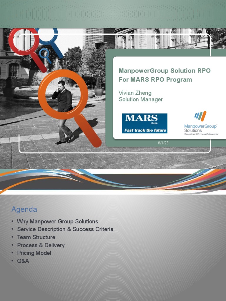 Manpower RPO Proposal For MARS With Pricing Model - 20180530 | PDF ...