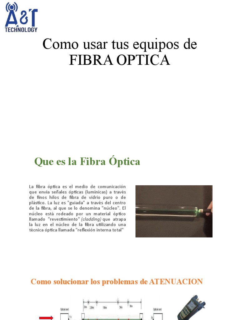 Importancia Del Mantenimiento en FTTH | Descargar gratis PDF | Fibra óptica | Óptica
