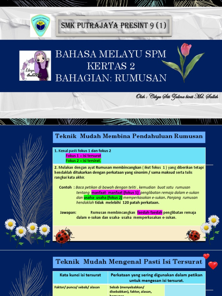 Rumusan SPM | PDF
