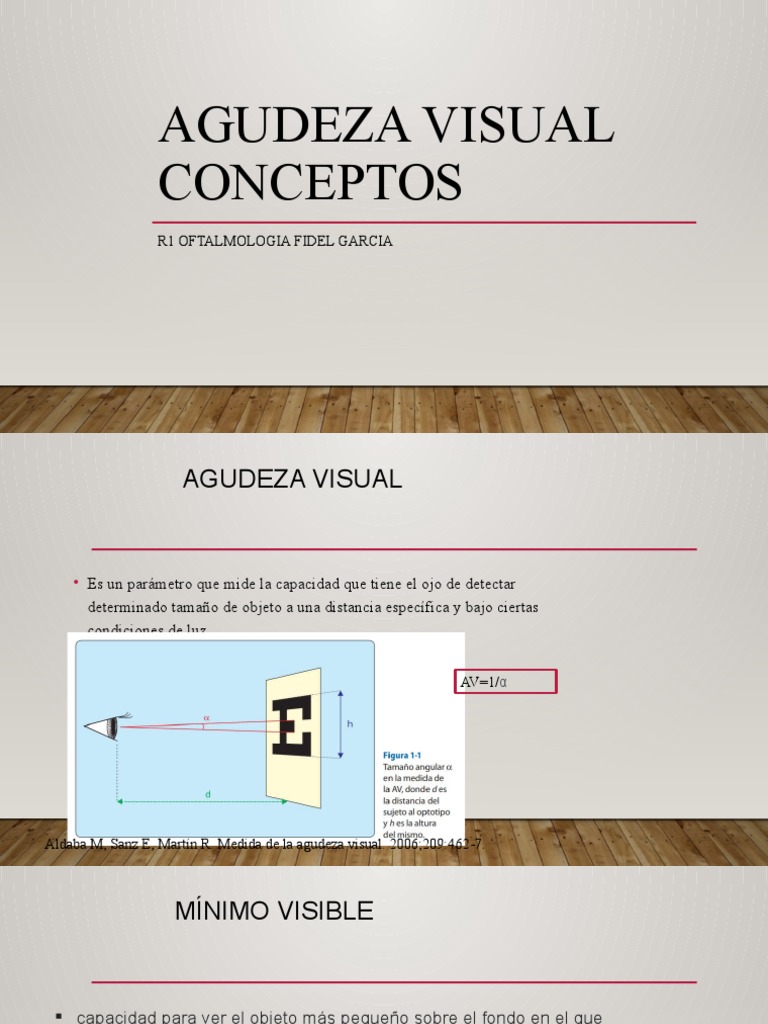 Agudeza Visual | PDF | Percepción visual | Ojo