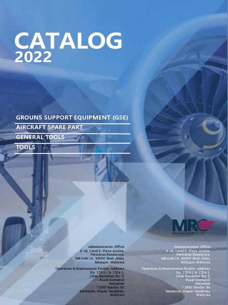 Catalogue MRO SUPPORT 2022 | PDF | Engines | Manufactured Goods