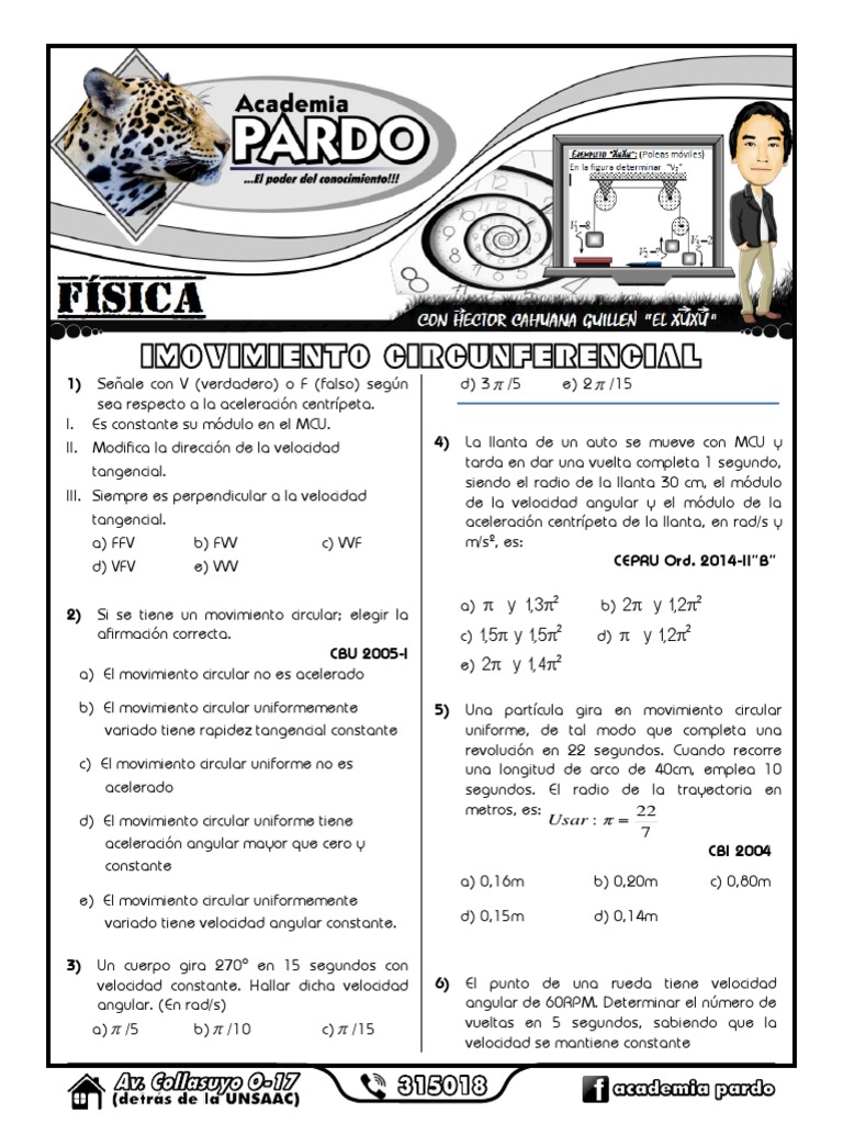 BALOTA 8 Reparado | PDF | Aceleración | Velocidad