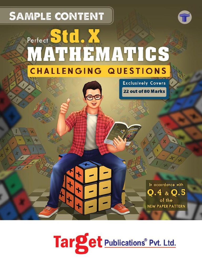 Sample PDF of STD 10th Perfect Mathematics Challenging Questions With ...