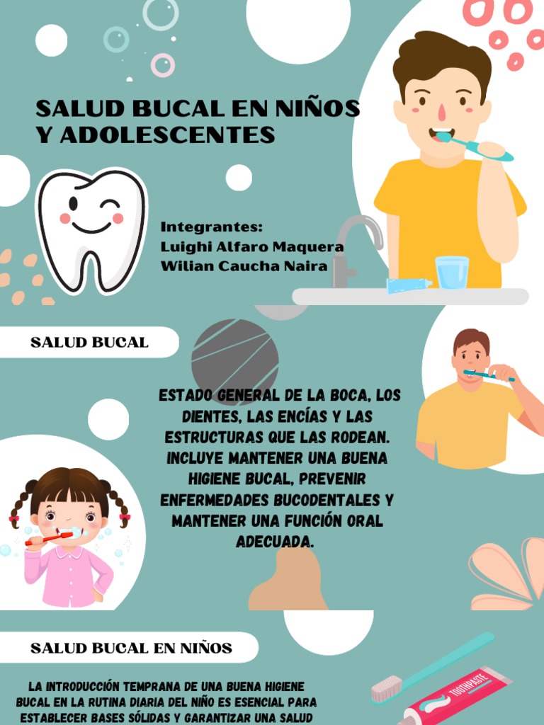 Salud Bucal en Niños y Adolescentes | PDF | Odontología | Higiene oral