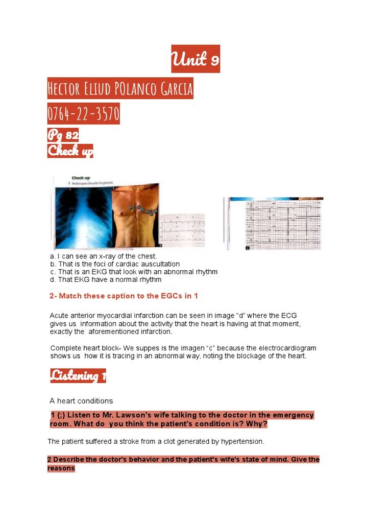 Unit 9 Hector Polanco | PDF | Hypertension | Chronic Kidney Disease