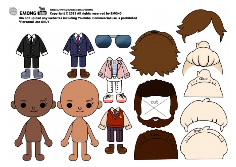 Cute Paper Doll - Boys | PDF