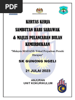 Ajk Majlis Penutupan Bulan Kemerdekaan | PDF