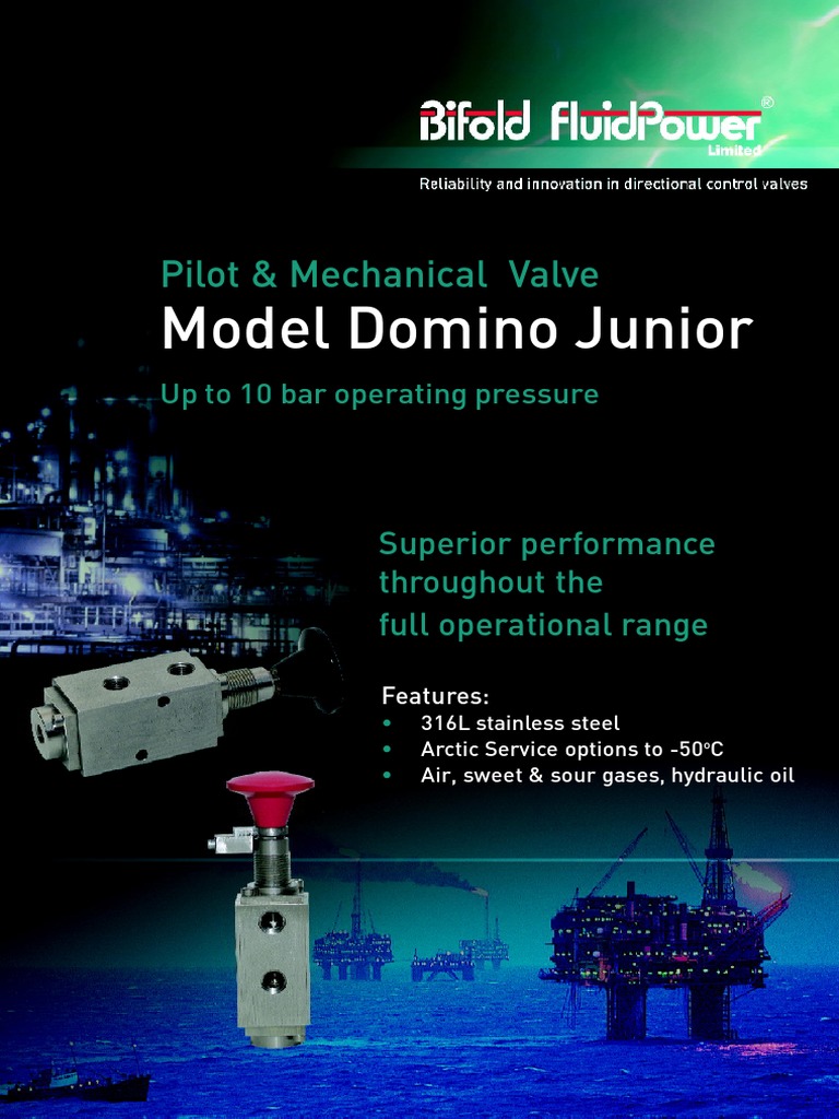 Domino Junior Logic Valves Guide | PDF | Valve | Hydraulics