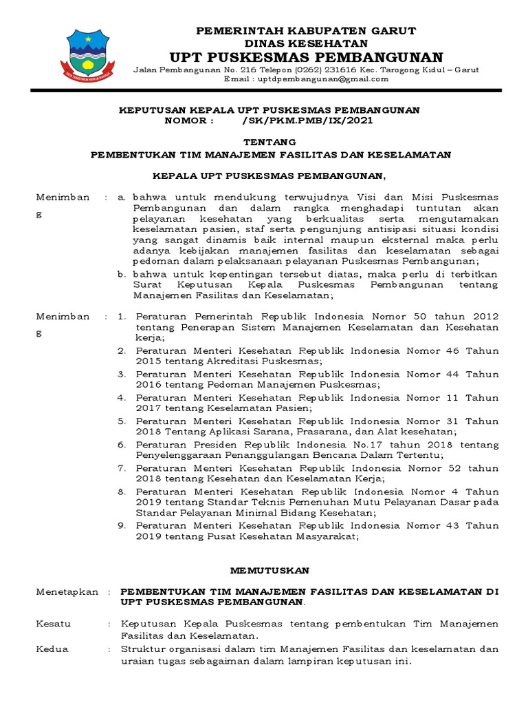 SK Tim MFK PMB | PDF