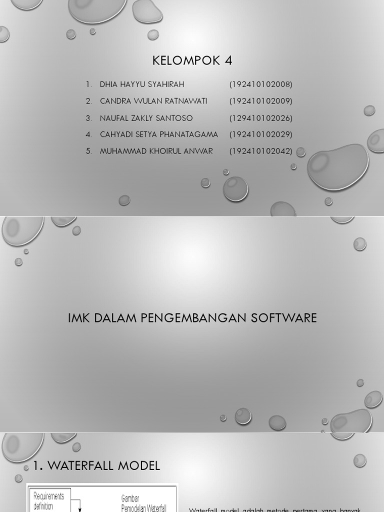 IMK Dalam Pengembangan Software | PDF
