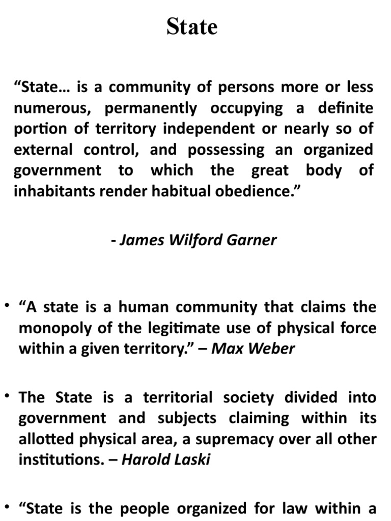 State | Download Free PDF | Sovereignty | State (Polity)
