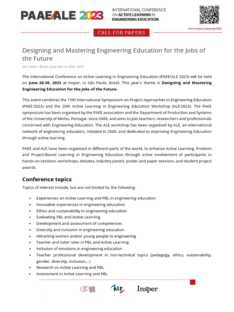 Designing and Mastering Engineering Education For The Jobs of The ...