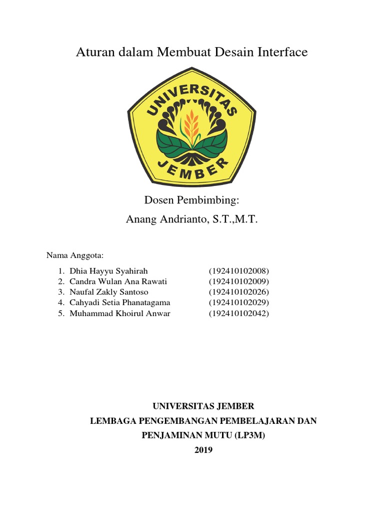 Aturan Dalam Membuat Desain Interface | PDF