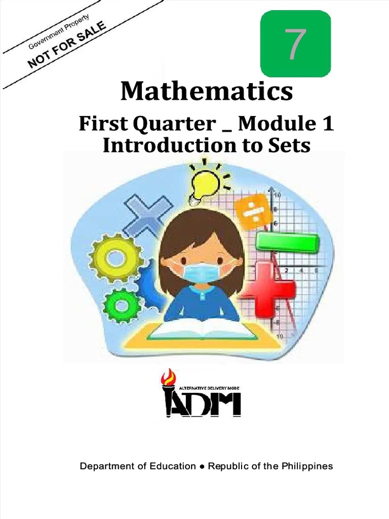 PDF Math7 q1 Mod1 Introduction To Sets - Compress | PDF