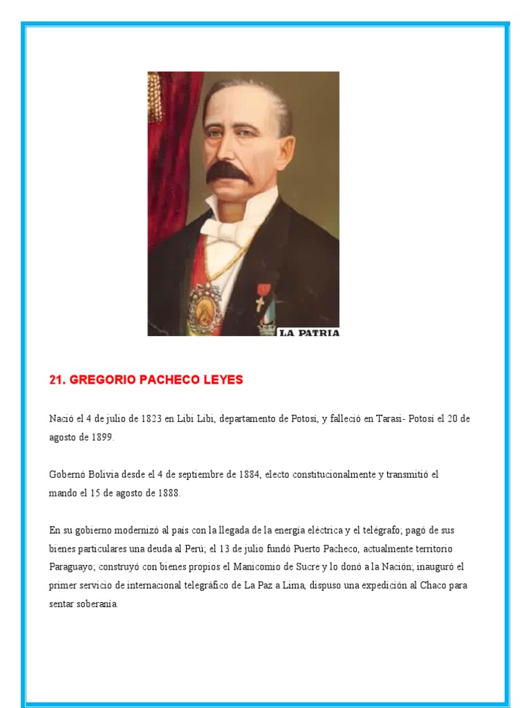 Leyes y legado de Gregorio Pacheco | PDF
