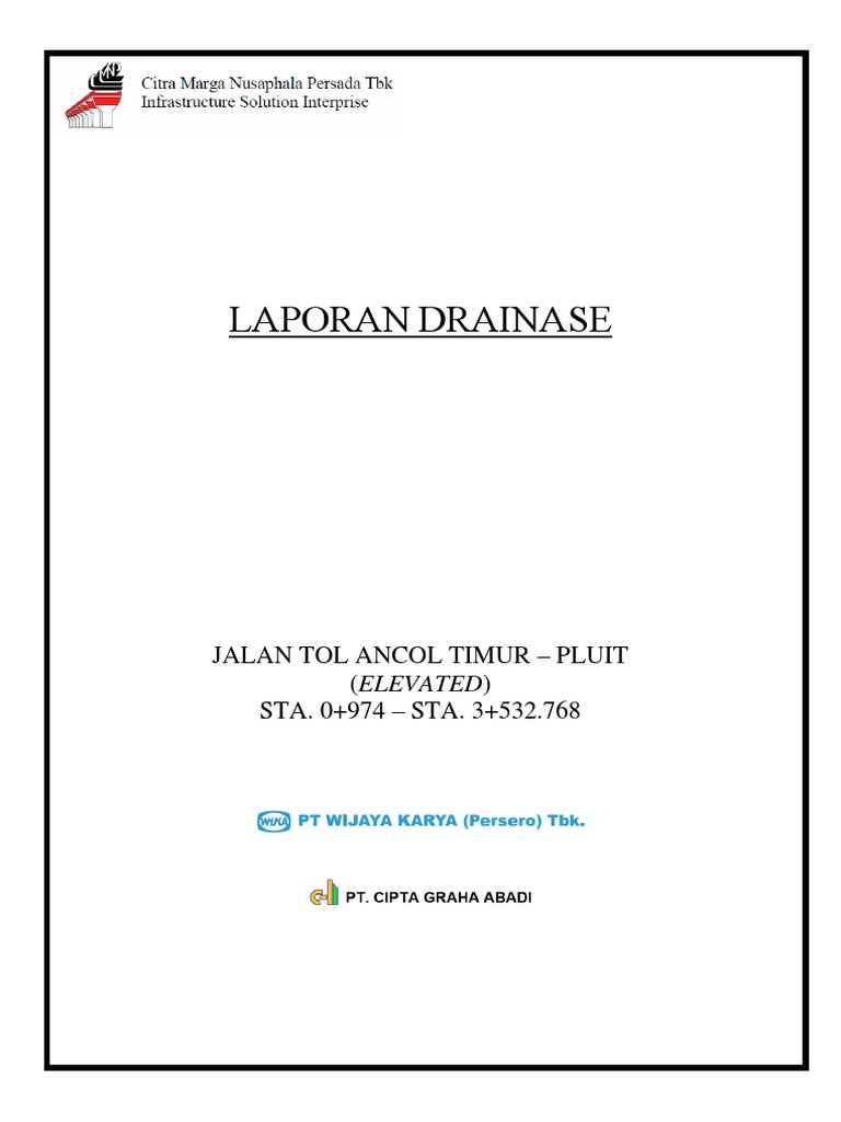 230215-Laporan Drainase RTA | PDF