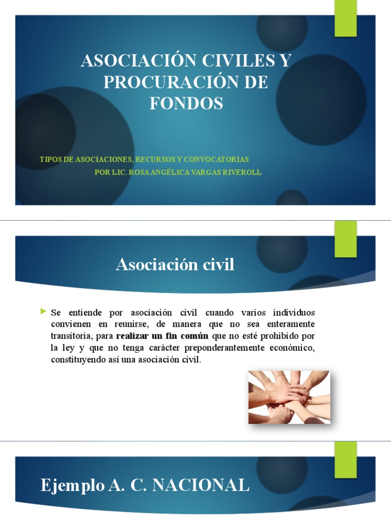 Asociaciones y Tipos de Recursos Financieros | PDF | Organización no ...