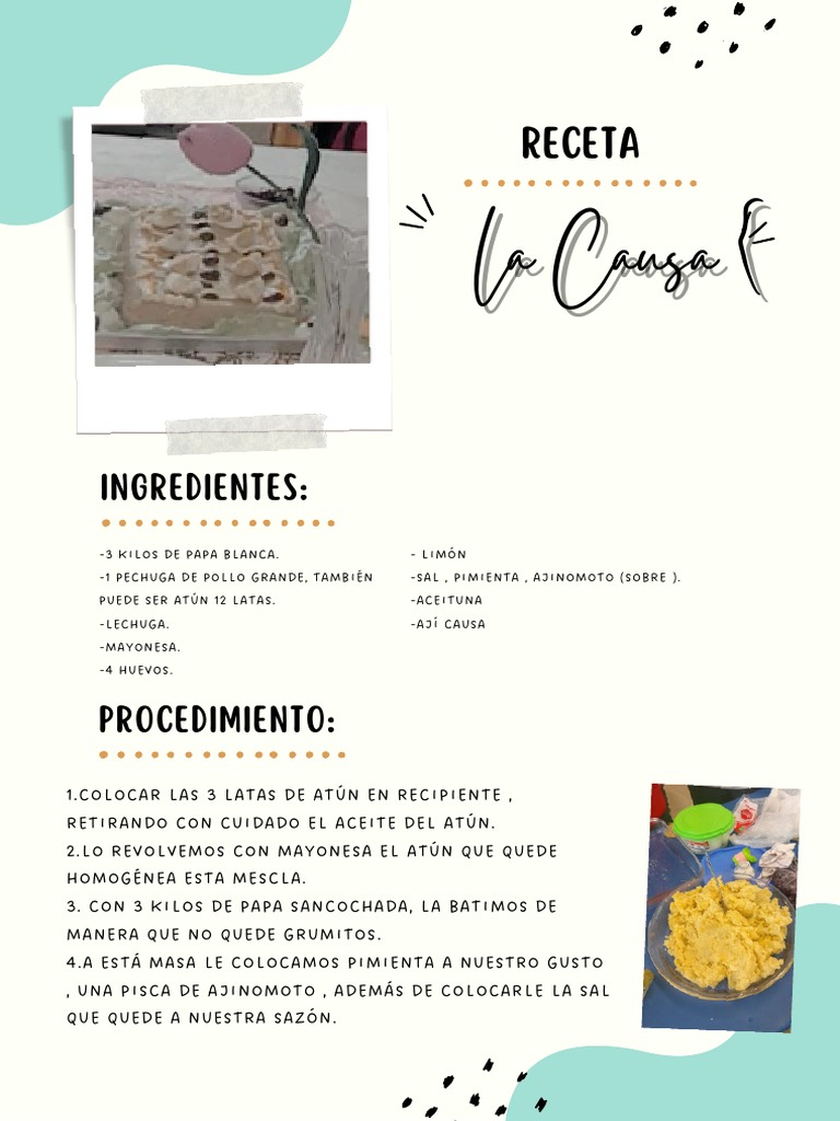 RECETA | PDF | Mayonesa | Cocinando