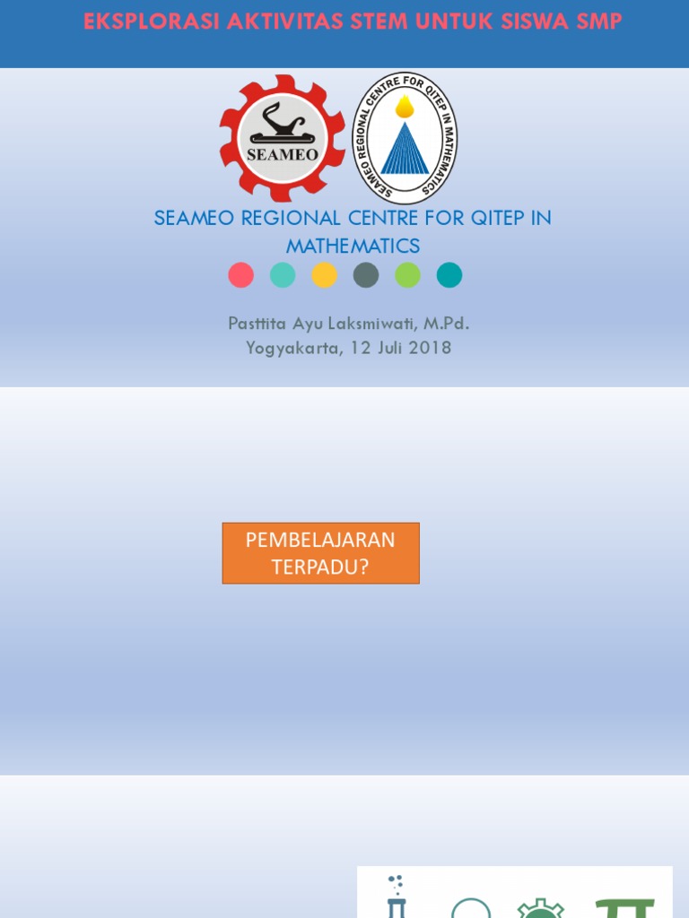 STEM - Eksplorasi Aktivitas STEM Untuk Siswa SMP - SEAMEO (WWW - Defantri.com) | PDF | Science ...