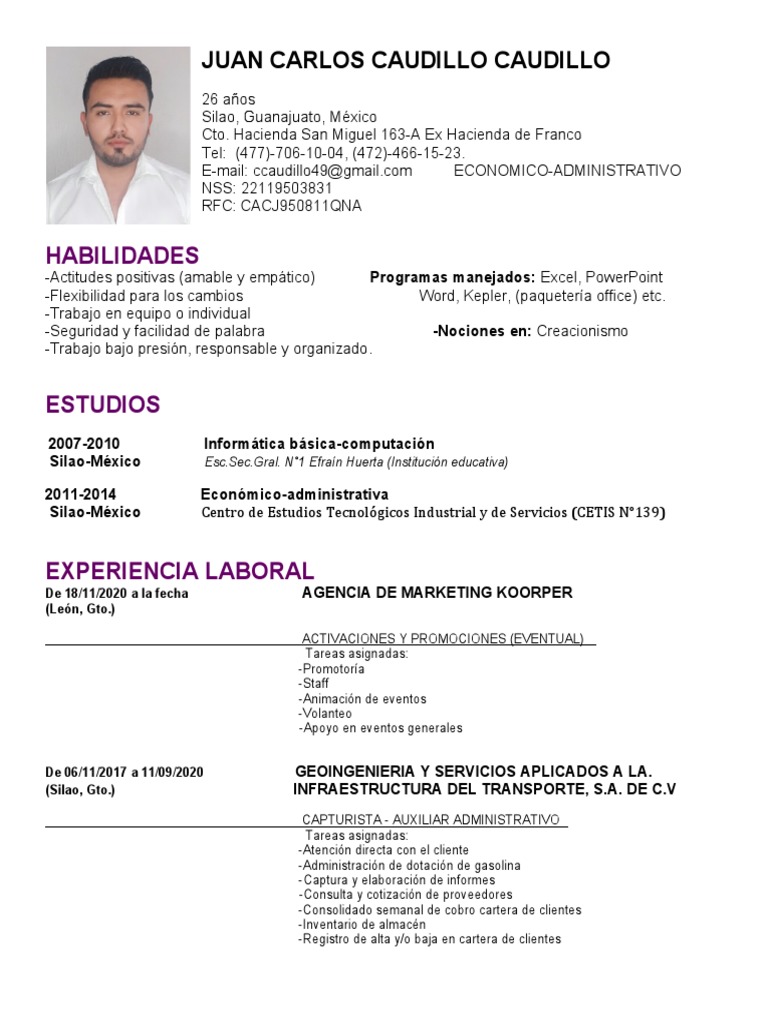 Currículum | PDF | Bancos | Economias