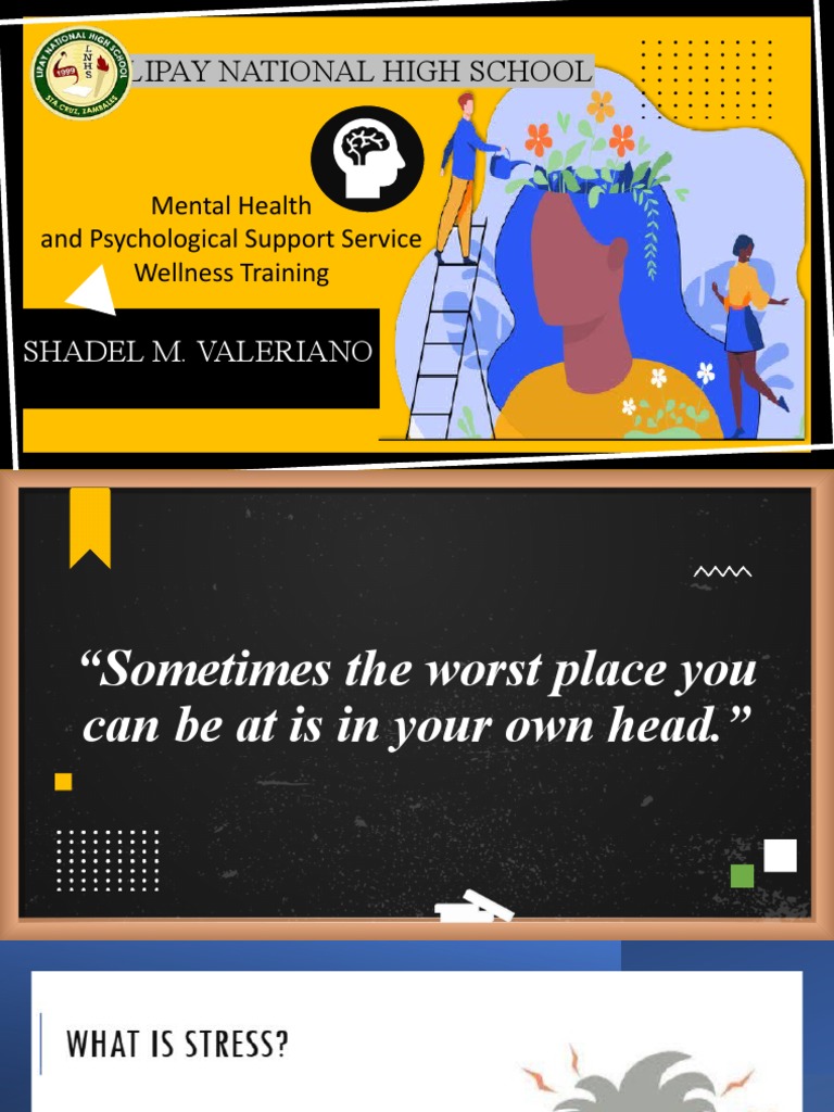 Mental Health Presentation | PDF | Mental Health | Relaxation (Psychology)