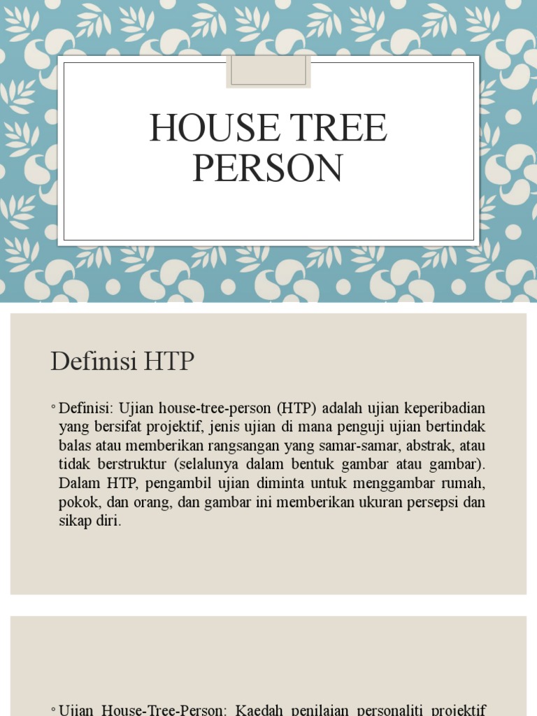 House Tree Person | PDF