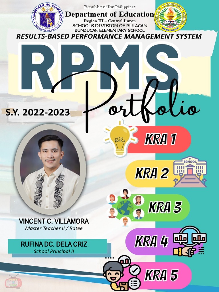 Ti Iii RPMS Template 2022 2023 A4 | PDF | Learning | Teachers