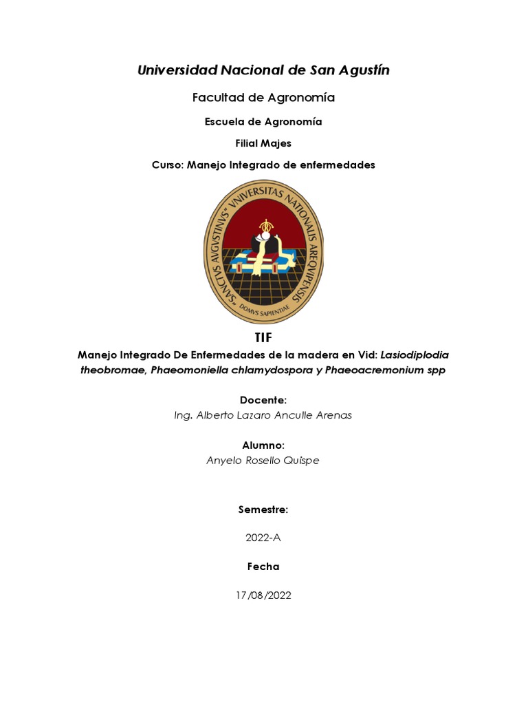 MIE de La Madera de La Vid - Anyelo Rosello | PDF | Tallo de la planta | Hongo