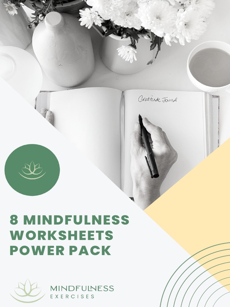 8 Mindfulness Worksheets Power Pack | PDF