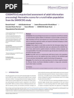 Short Blessed Test | PDF | Dementia | Alzheimer's Disease