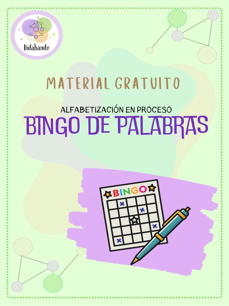 Bingo de Palabras para Imprimir Gratis | PDF