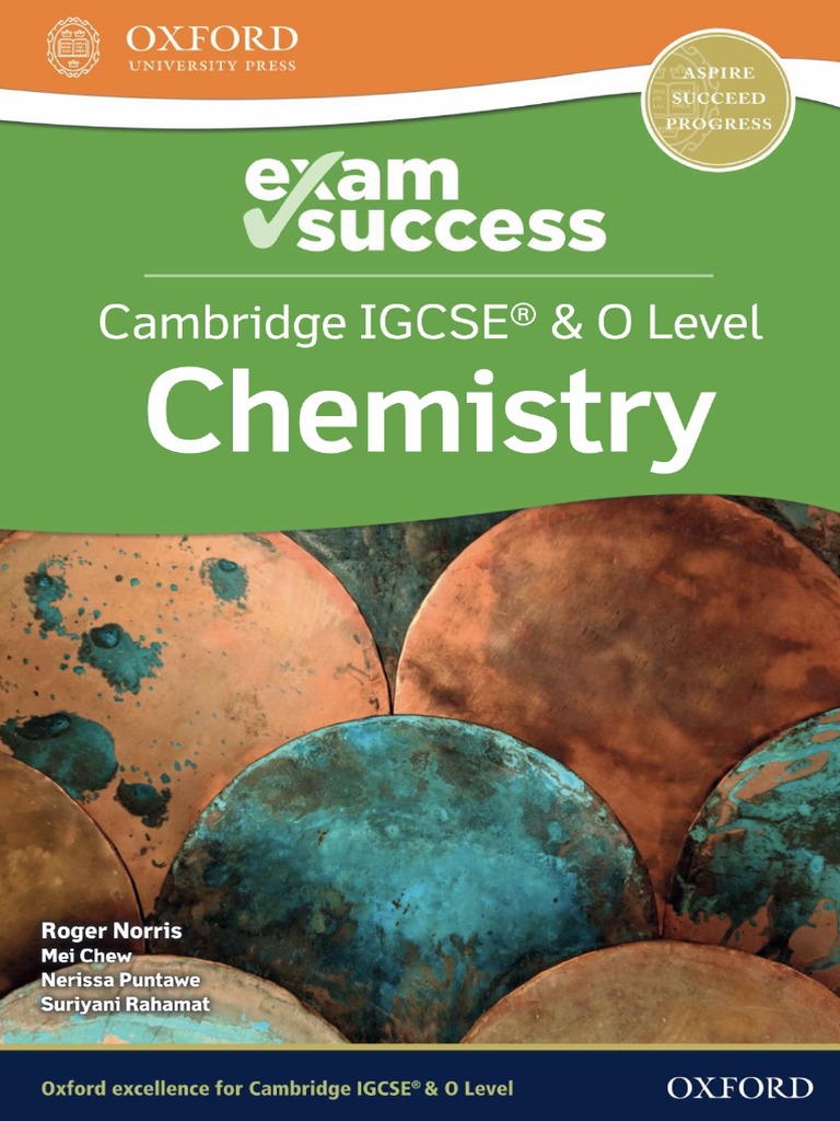 Cambridge Igcse O Level Chemistry Exam Success By Lawrie Ryan Roger Pdf