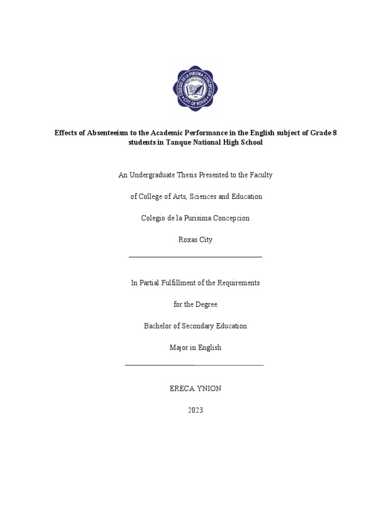 Action Research Final | PDF | Cognition | Behavioural Sciences