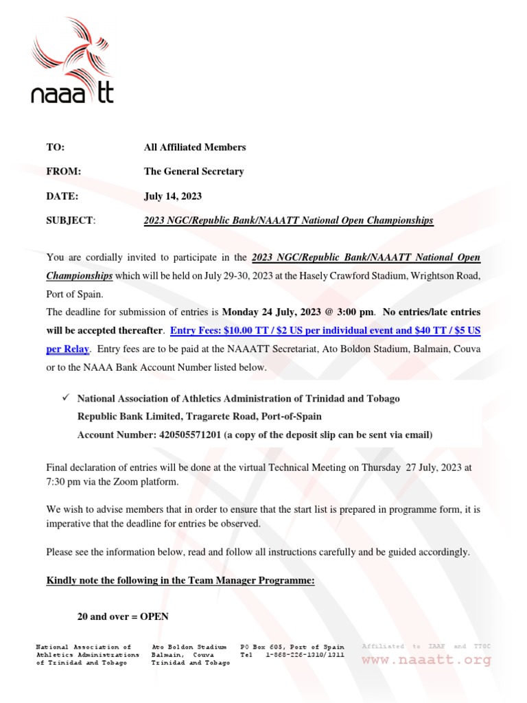 Invitation Letter For Clubs-1 | PDF