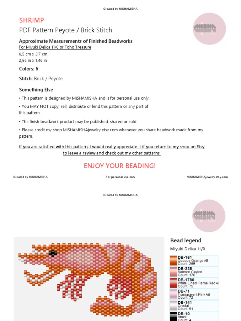 Shrimp Pattern | PDF