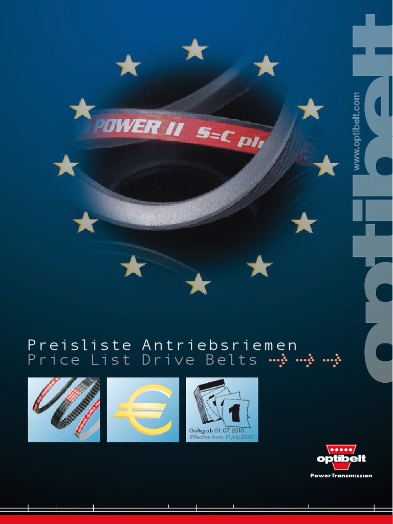 OptiBelt Catalog Curele | PDF