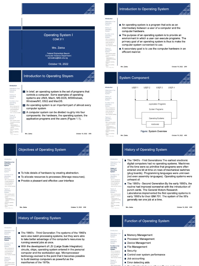Com 311 PDF | PDF | Computer Data Storage | Operating System