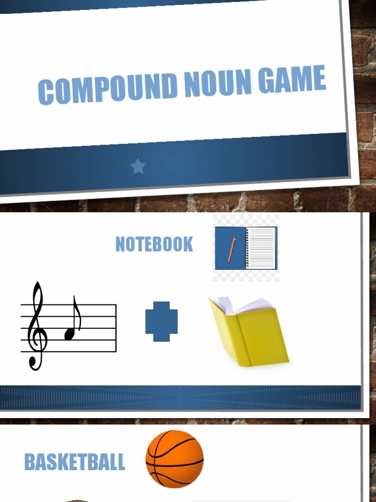 Compound Noun Game | PDF