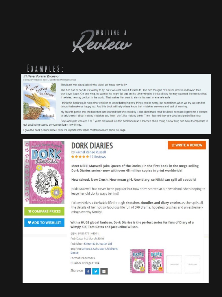 Review Writing Notes | PDF