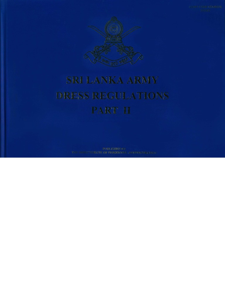 Dress Regulation 2019 PART II New | PDF | Sergeant | Dress