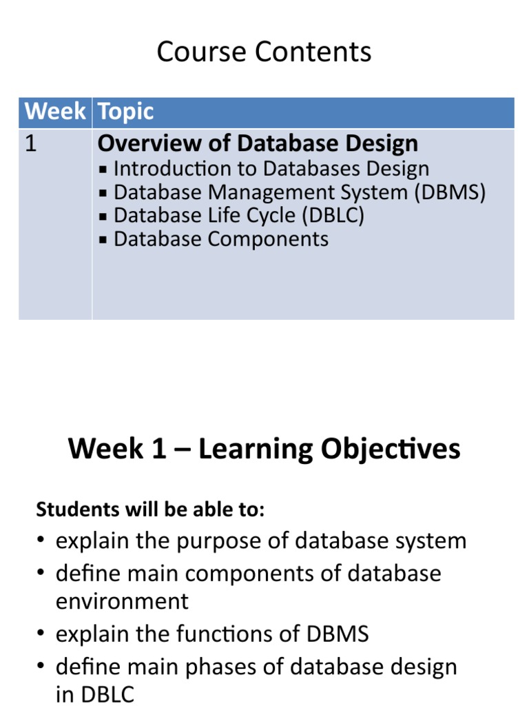 Database Design Overview and Phases | PDF | Databases | Database Design